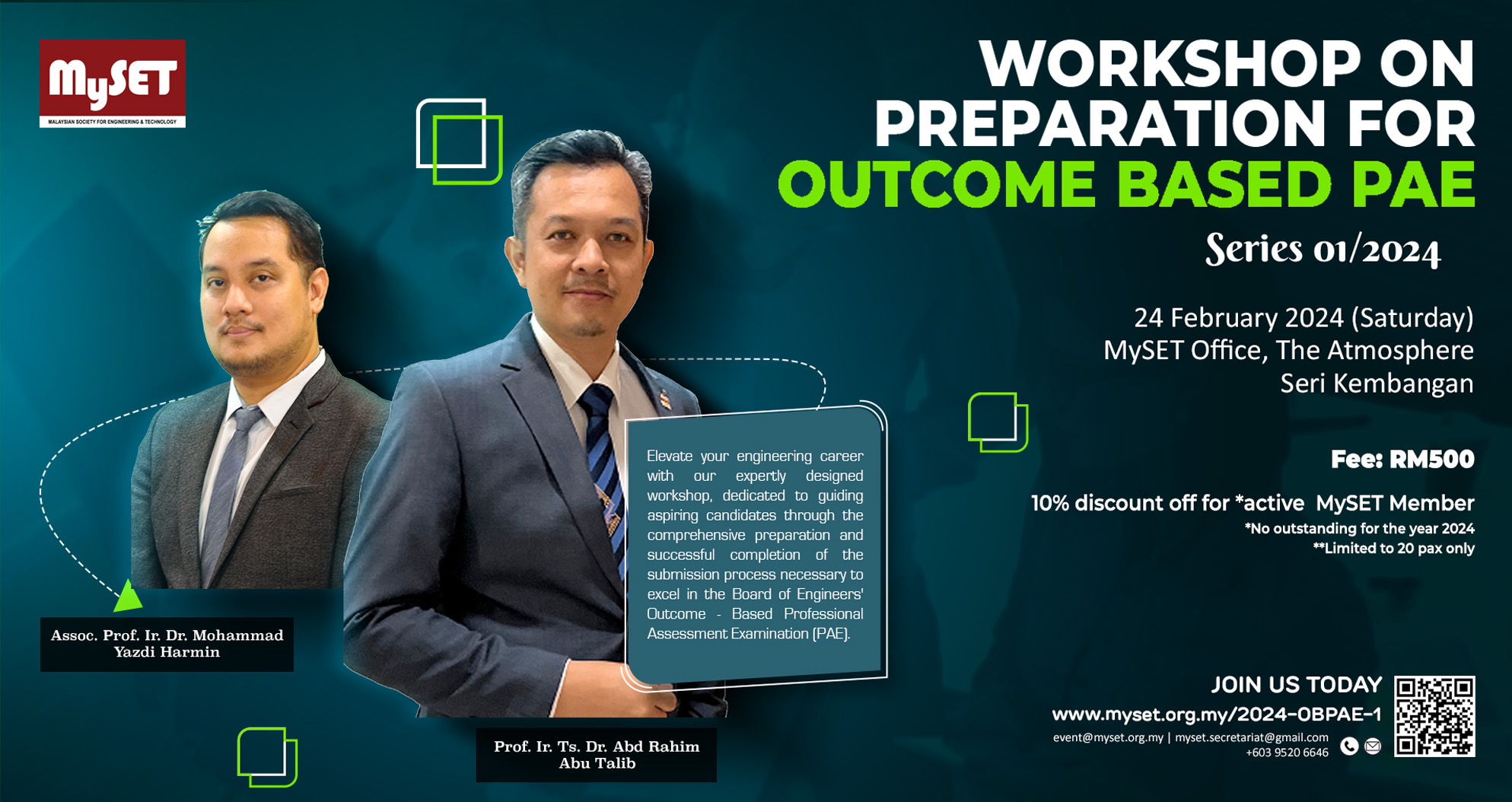 WORKSHOP ON PREPARATION FOR OUTCOME BASED PAE SERIES 01/2024 ...